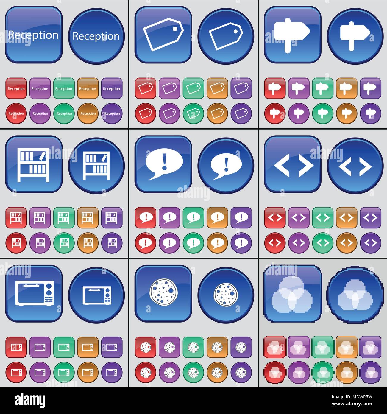 Reception stamp Stock Vector Images - Alamy