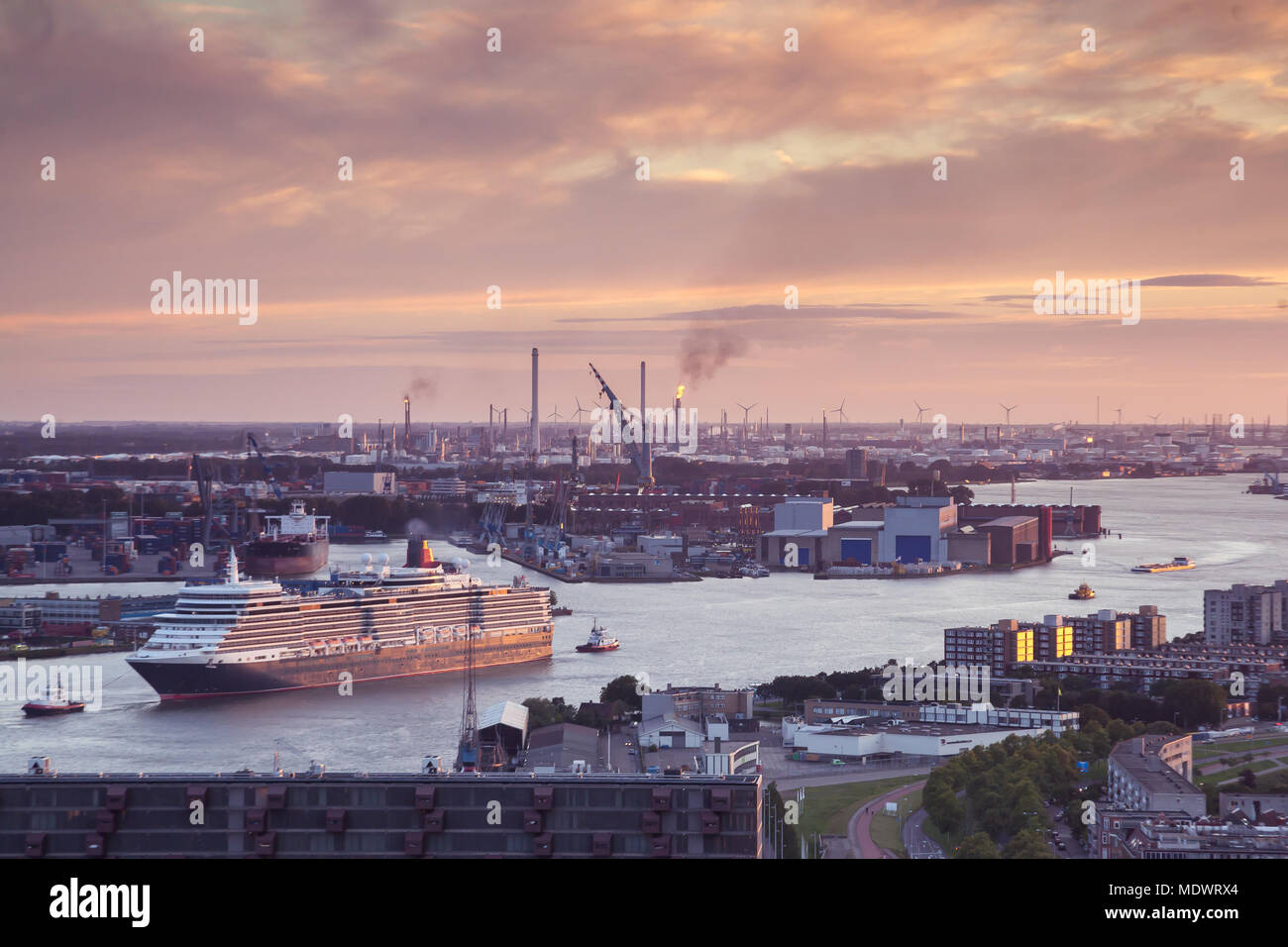 Ferry exit port Stock Photo - Alamy