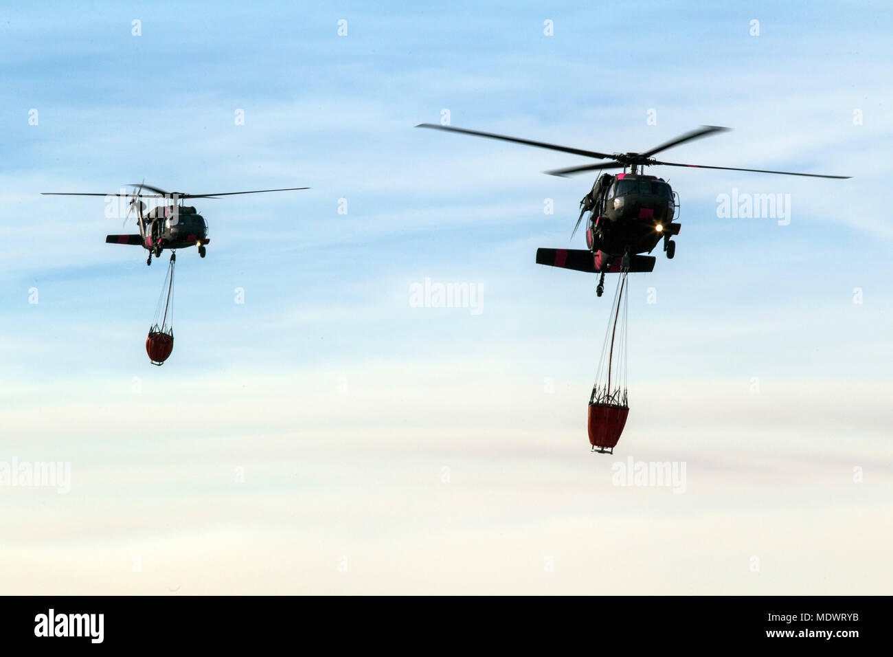 Blackhawk helicopters night hi-res stock photography and images - Alamy