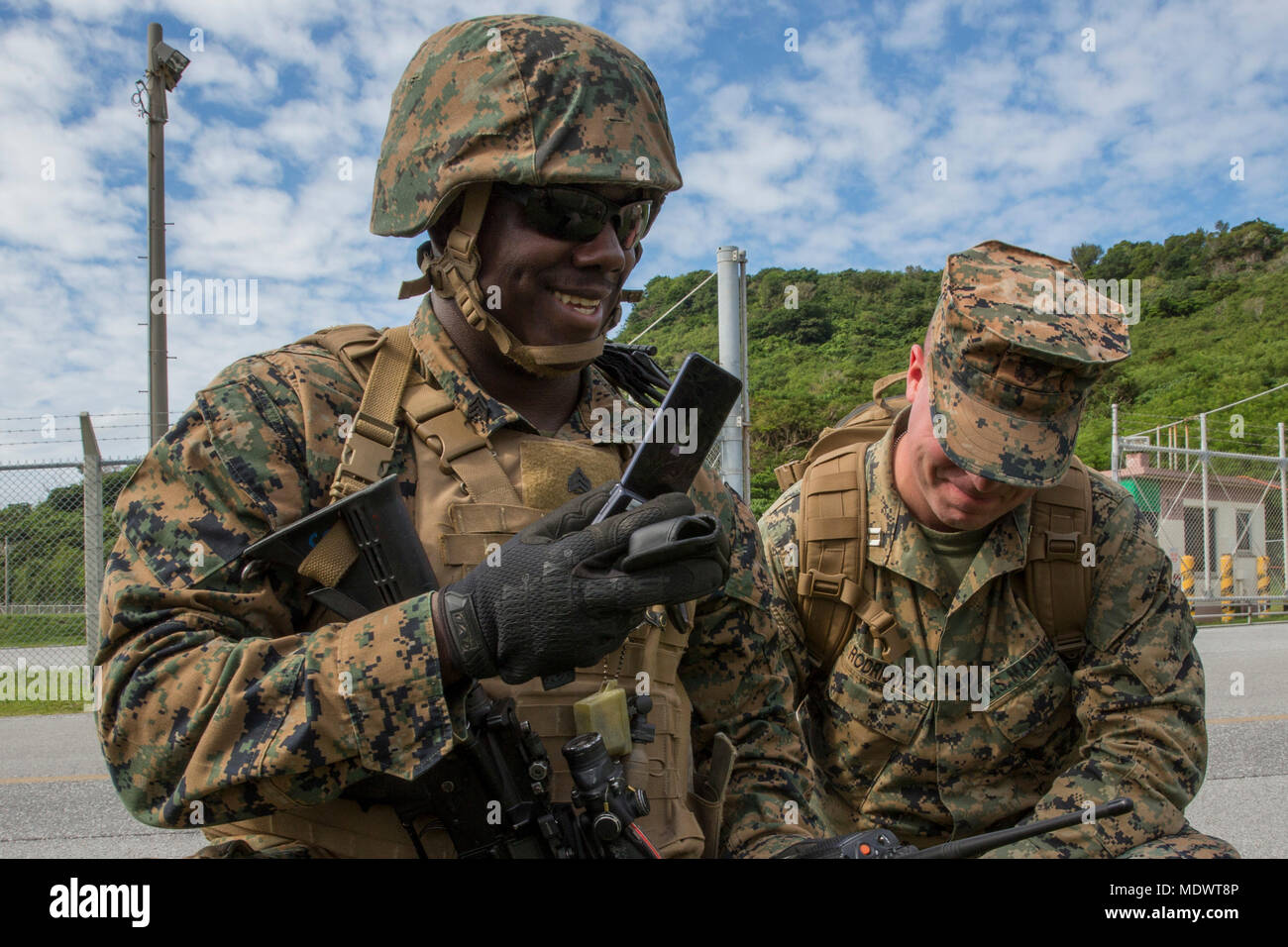 U.S. Marine Corps Sgt. Jarvis L. Rogers, 4th Marine Regiment, 3rd ...