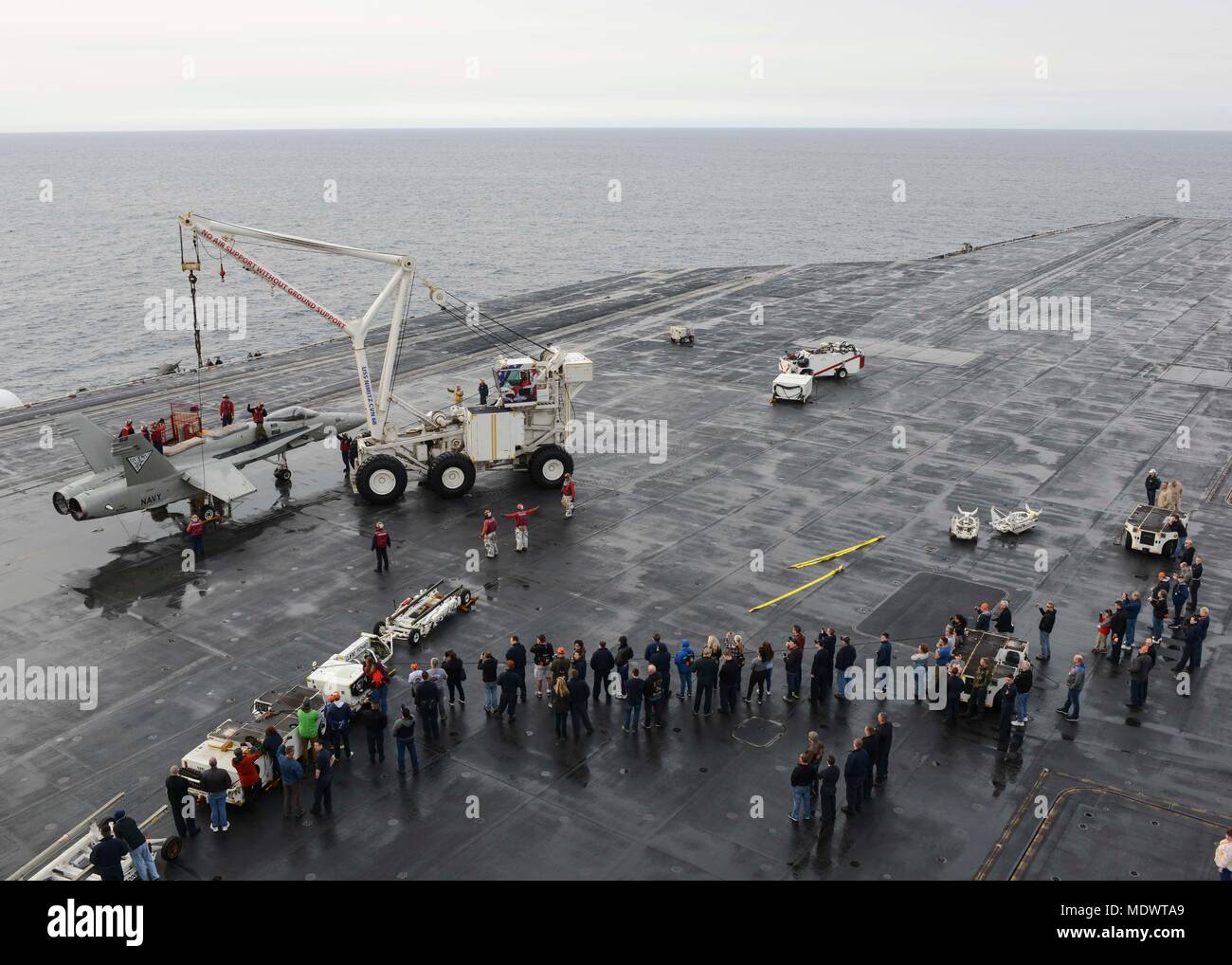 PACIFIC OCEAN (Dec. 8, 2017) U.S. Navy Sailors demonstrate the ...