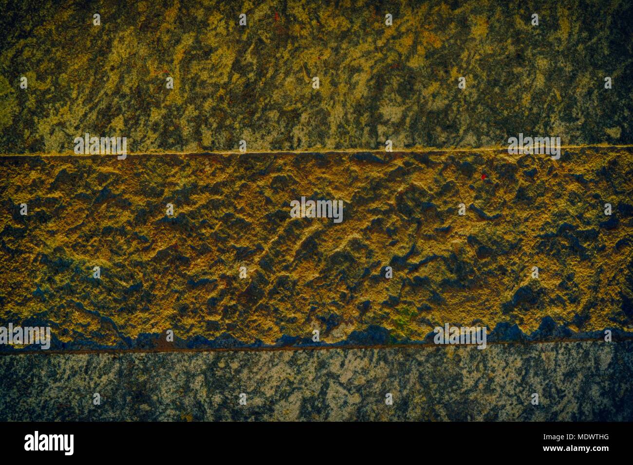 Decorative golden plaster texture on the wall - art brush stroke ...