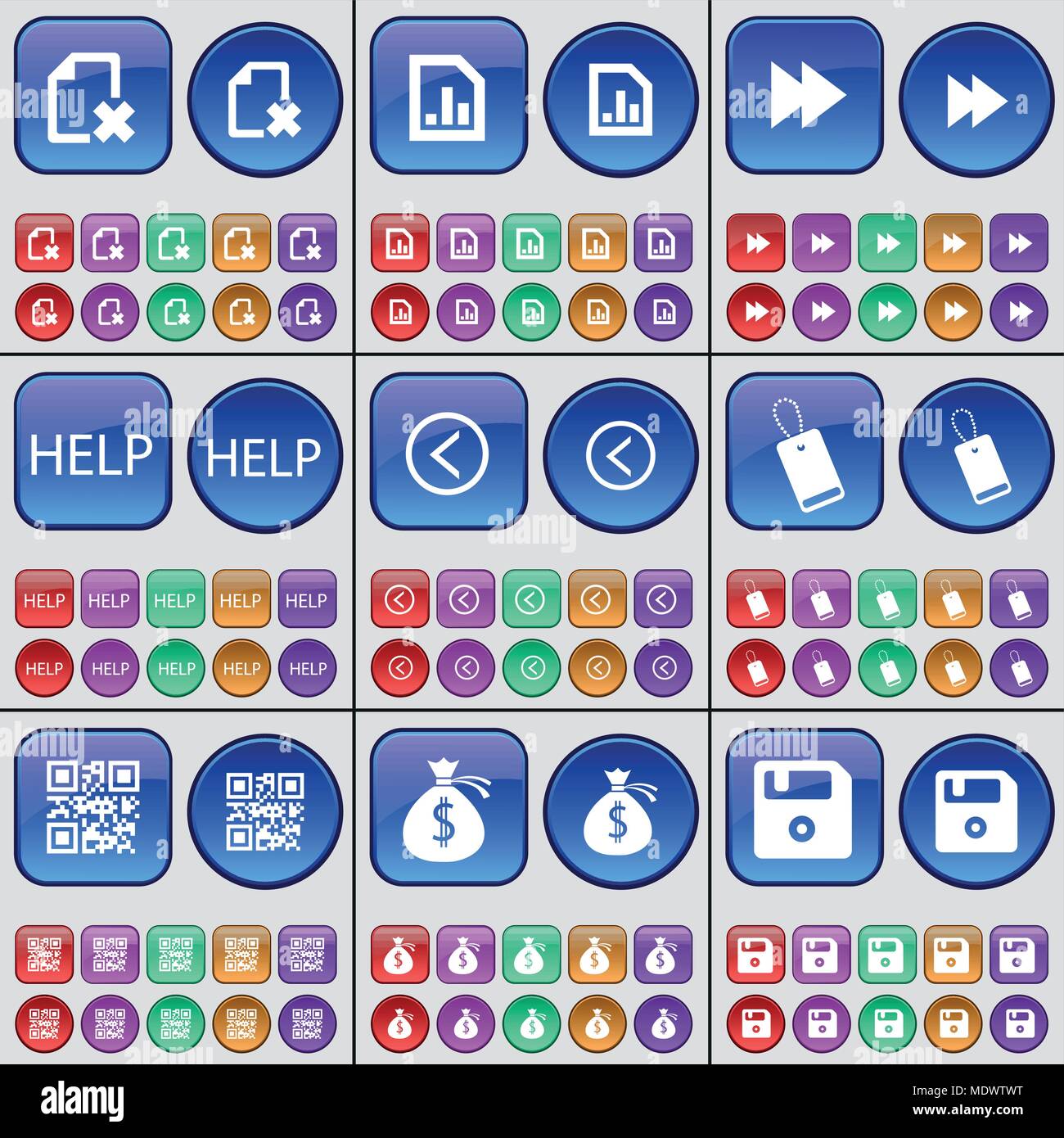 Colourful qr code Stock Vector Images - Alamy