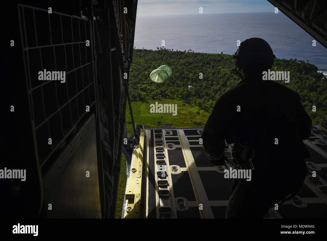 Tech. Sgt. Napoleon Ortiz, a loadmaster with the 36th Airlift Squadron ...