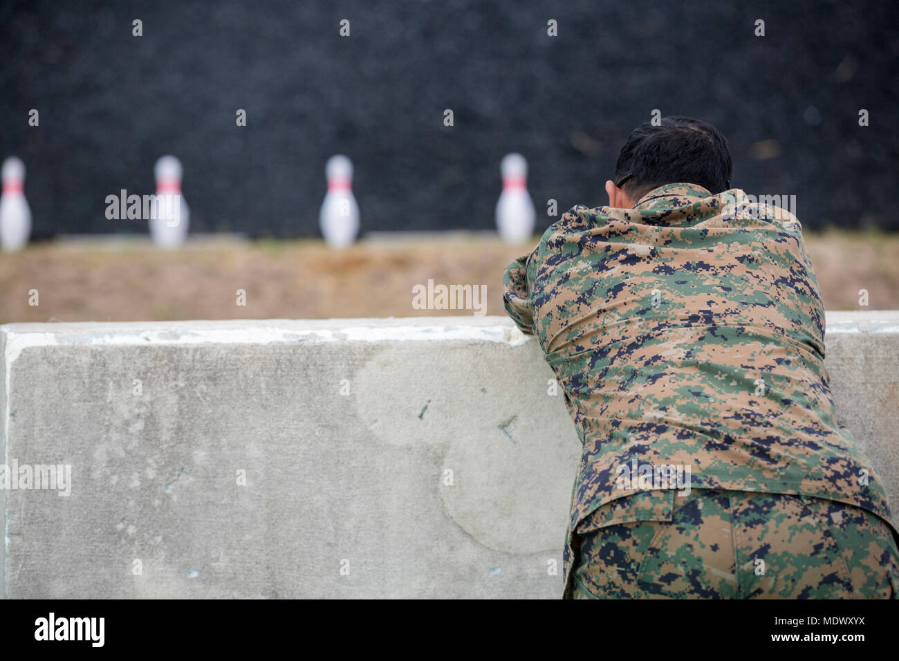 U.S. Marines with the USMC shooting team compete against various units ...