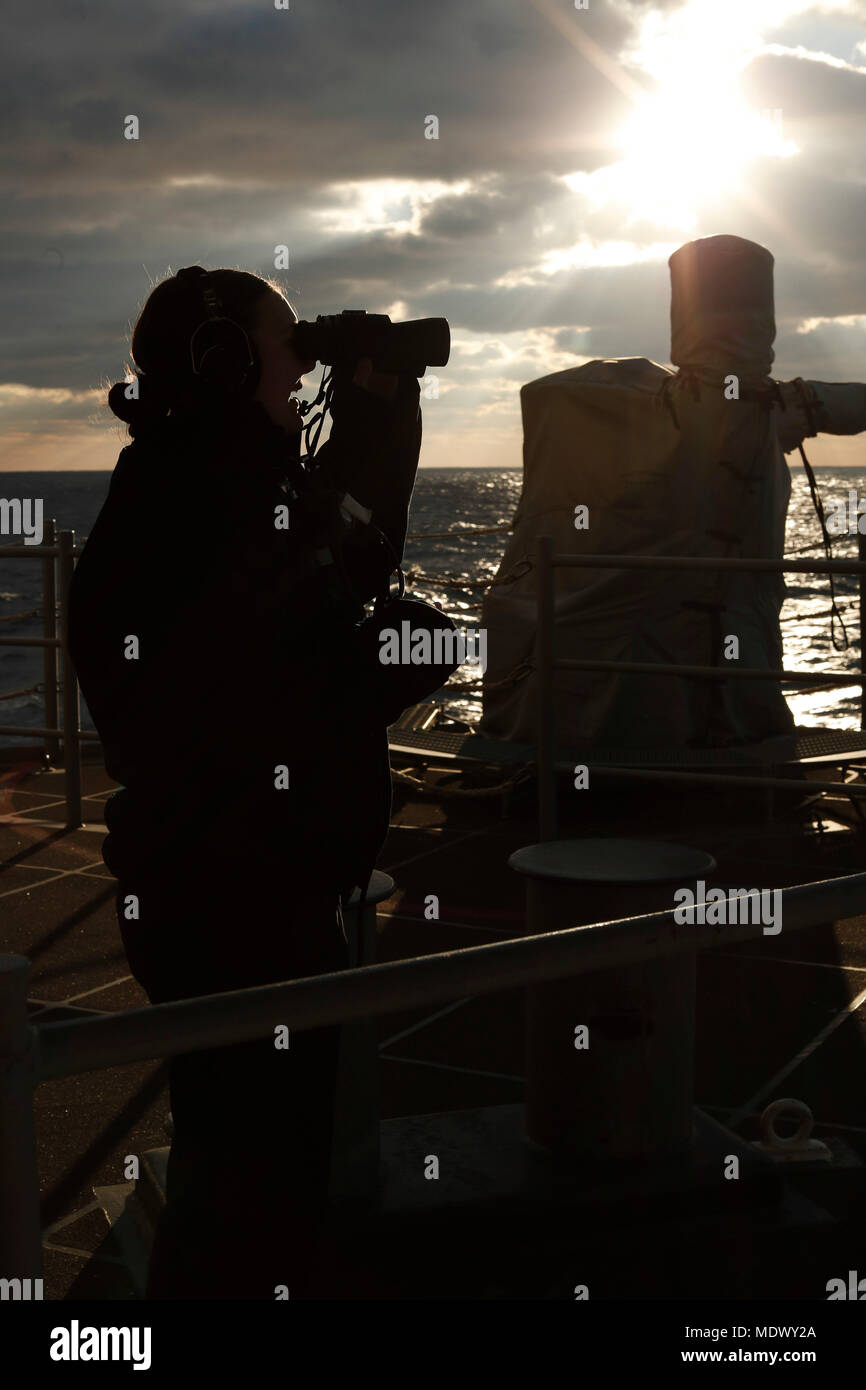 171210-N-EN275-0083 ATLANTIC OCEAN (Dec 10, 2017) Seaman Savannah Reid ...
