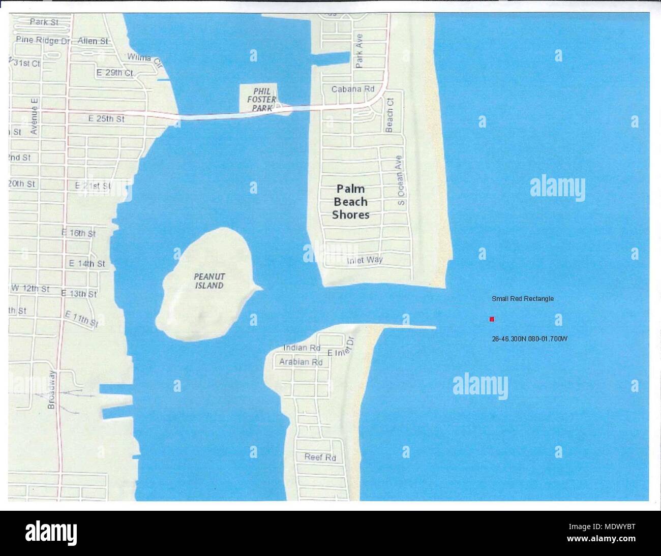 Map of inlet hi-res stock photography and images - Alamy
