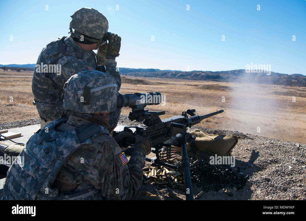 U.S. Army Reserve Spc. Sebastian Austin and Sgt. Jorge Monge, 224th ...