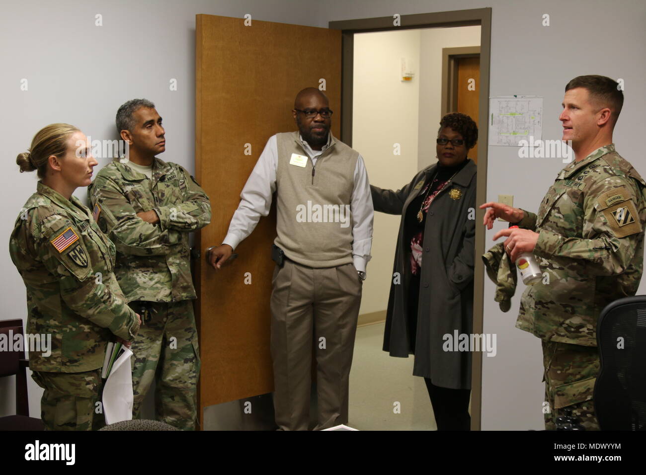 Lt. Col. Patrick C. Moffett, commander for 1st Battalion, 9th Field ...