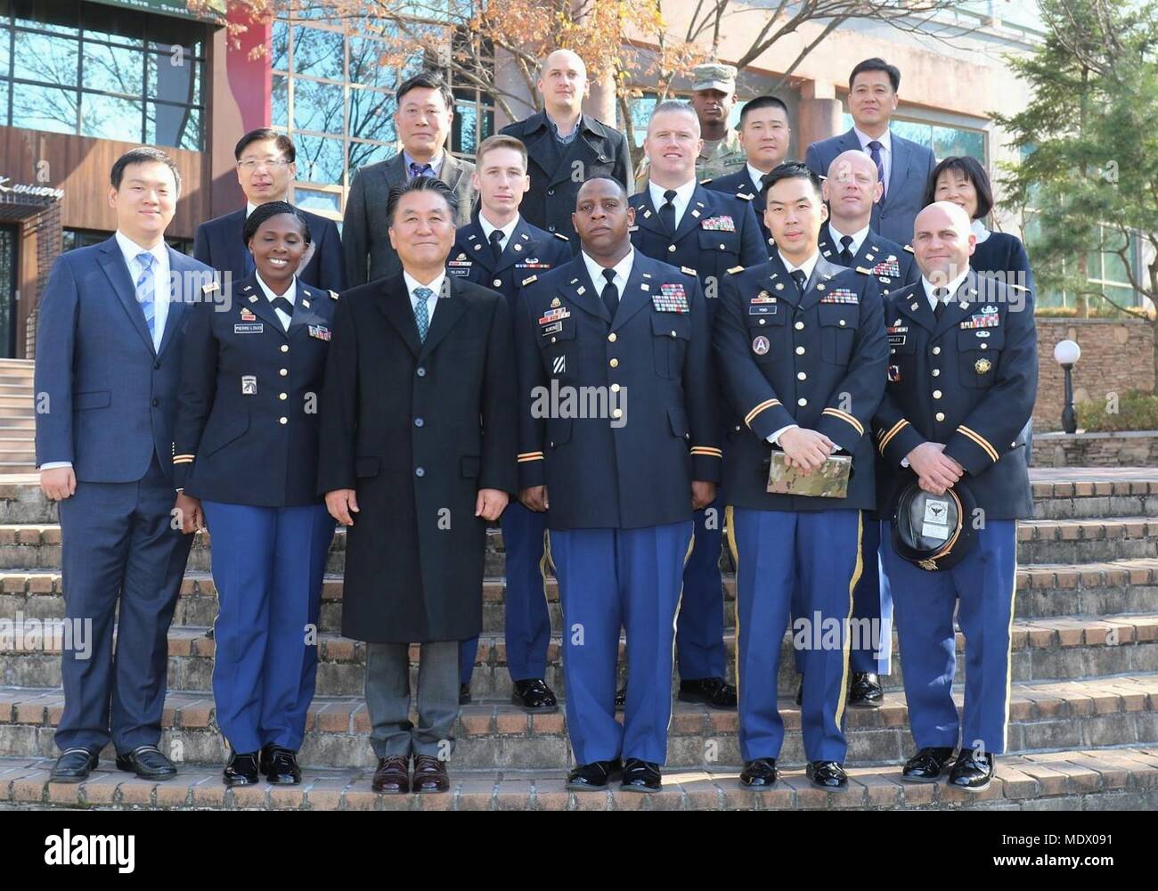 Officers assigned to the 25th Transportation Battalion, Materiel ...