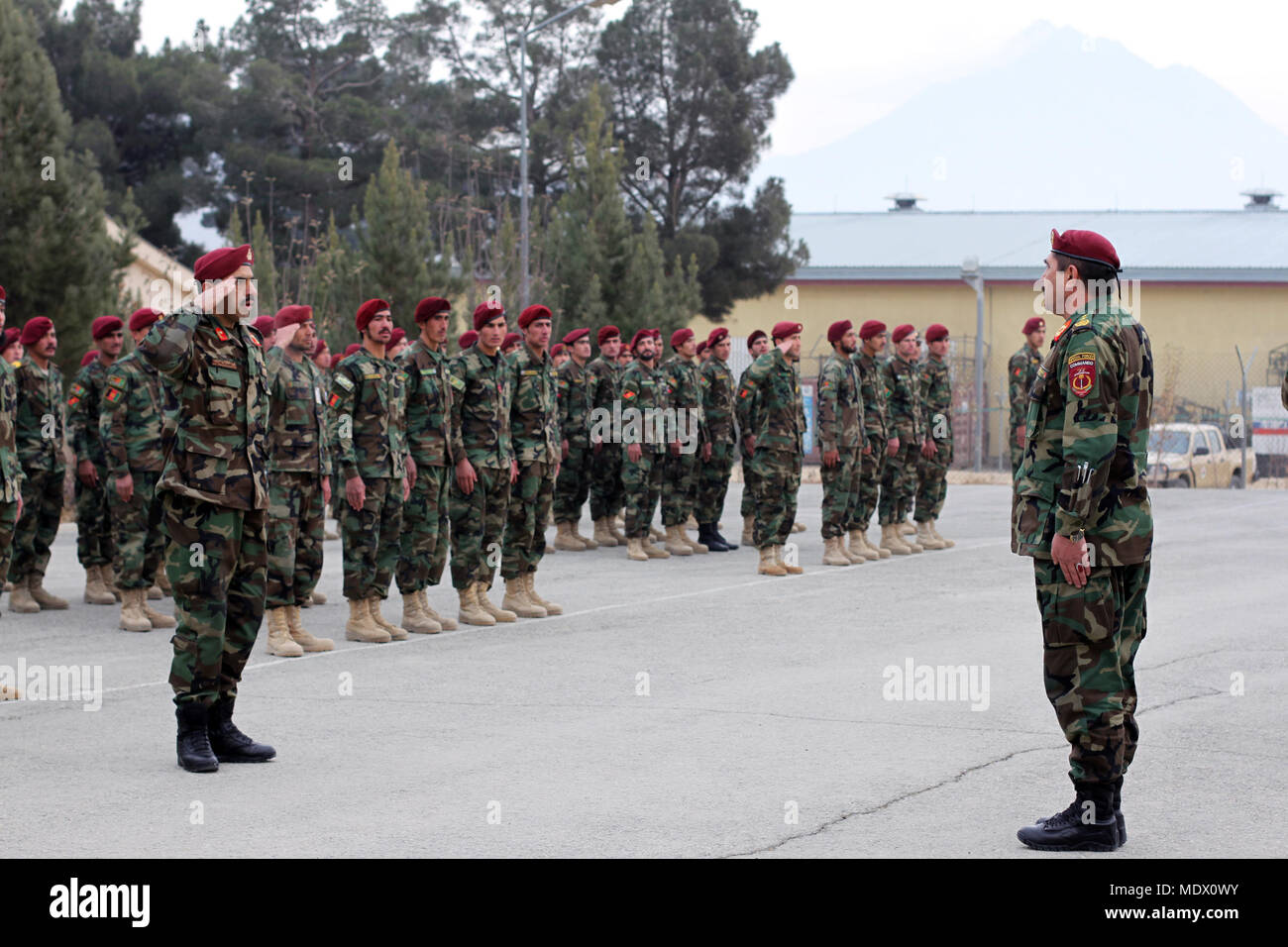 Col. Zekriaa, Afghan National Army Special Operations Command School of ...