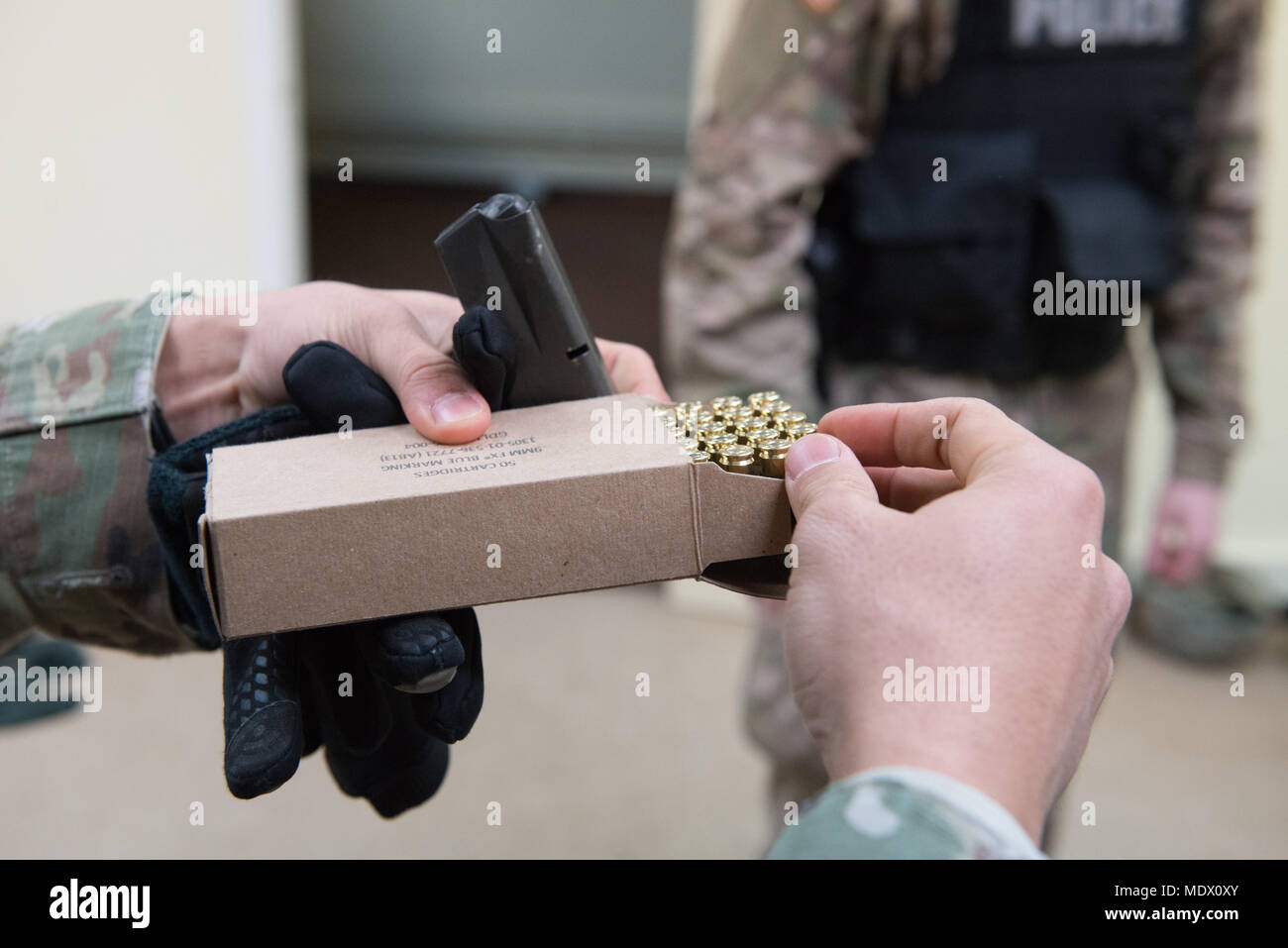 Simulated munitions are used by U.S. Soldiers assigned to the Provost ...