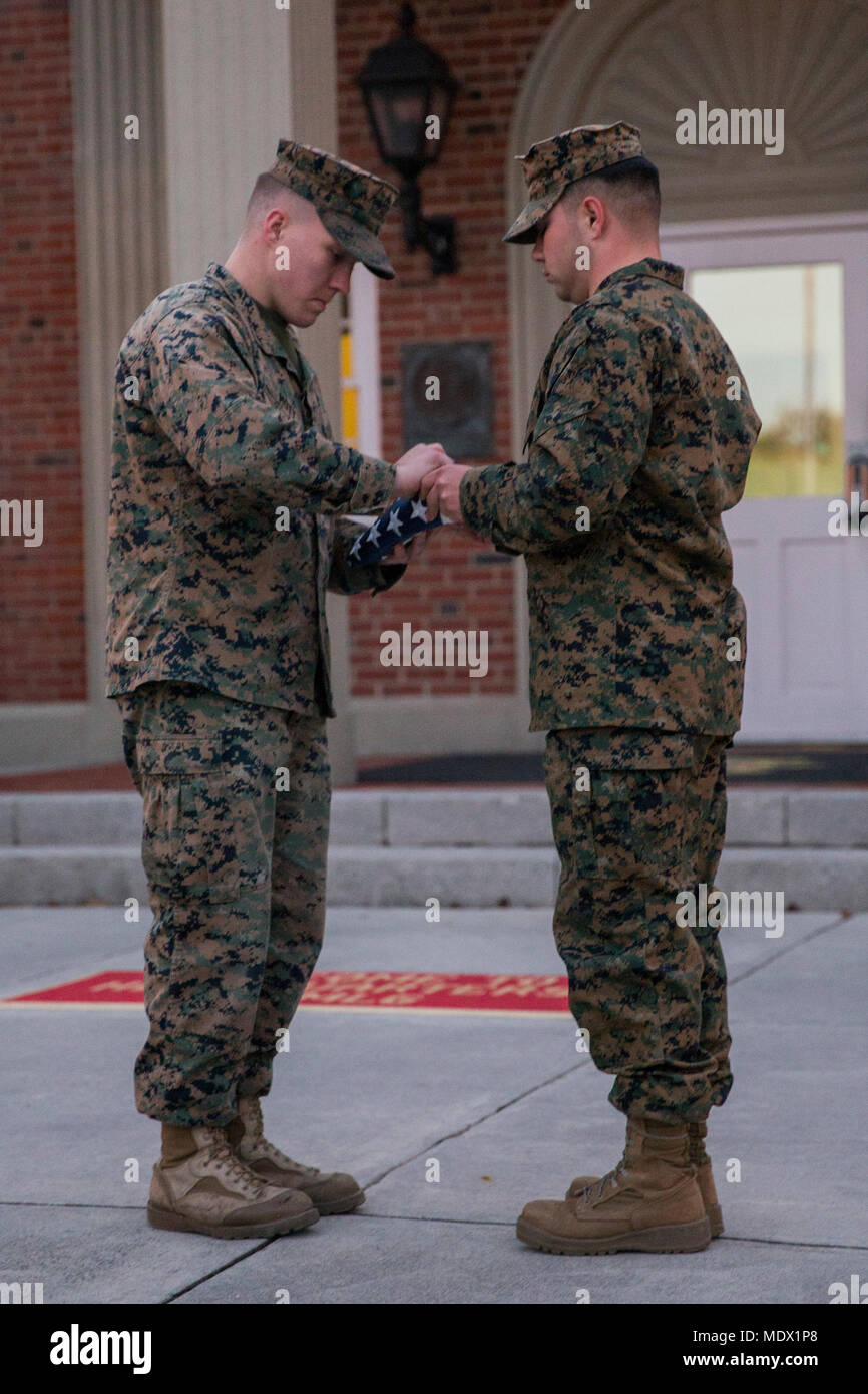U.S Marine Corps Lance Cpl. Timothy J. Mott and Cpl. David Ryan, both ...