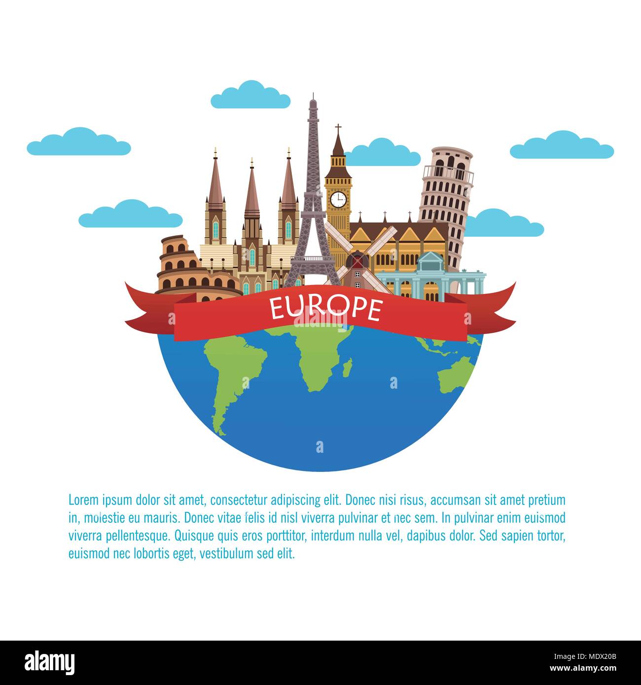 Europe travel infographic Stock Vector Image & Art - Alamy