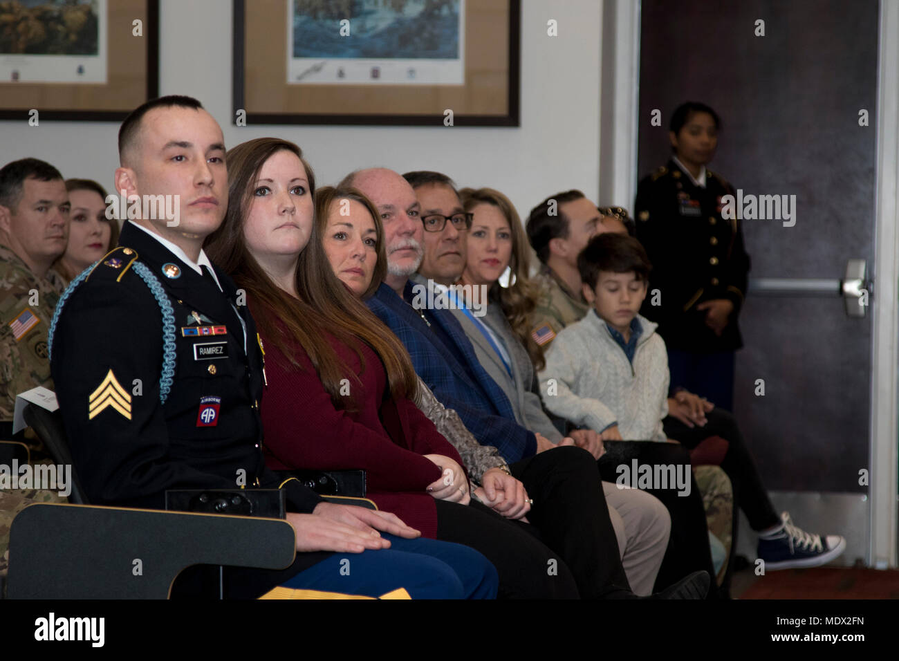 Army Sgt. Nikolas Ramirez from the 1st Brigade Combat Team, 82nd ...
