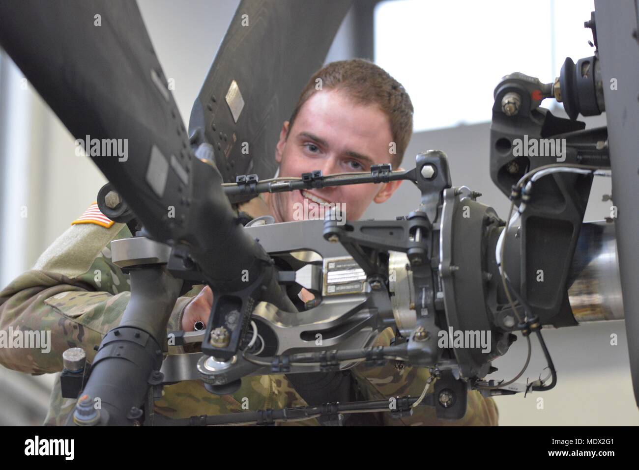 AH-64 Apache helicopter crew members from the 1-227th Aviation Regiment ...