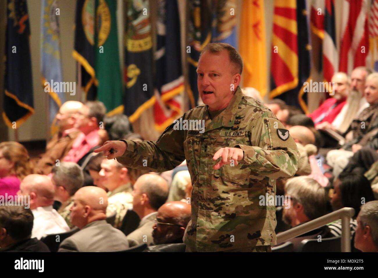 Employees from across the Aviation and Missile Command attend the Dec ...