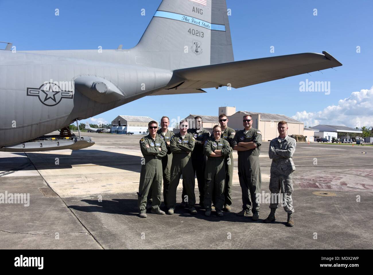 PUERTO RICO AIR NATIONAL GUARD BASE, PR.- An aircrew team from the ...