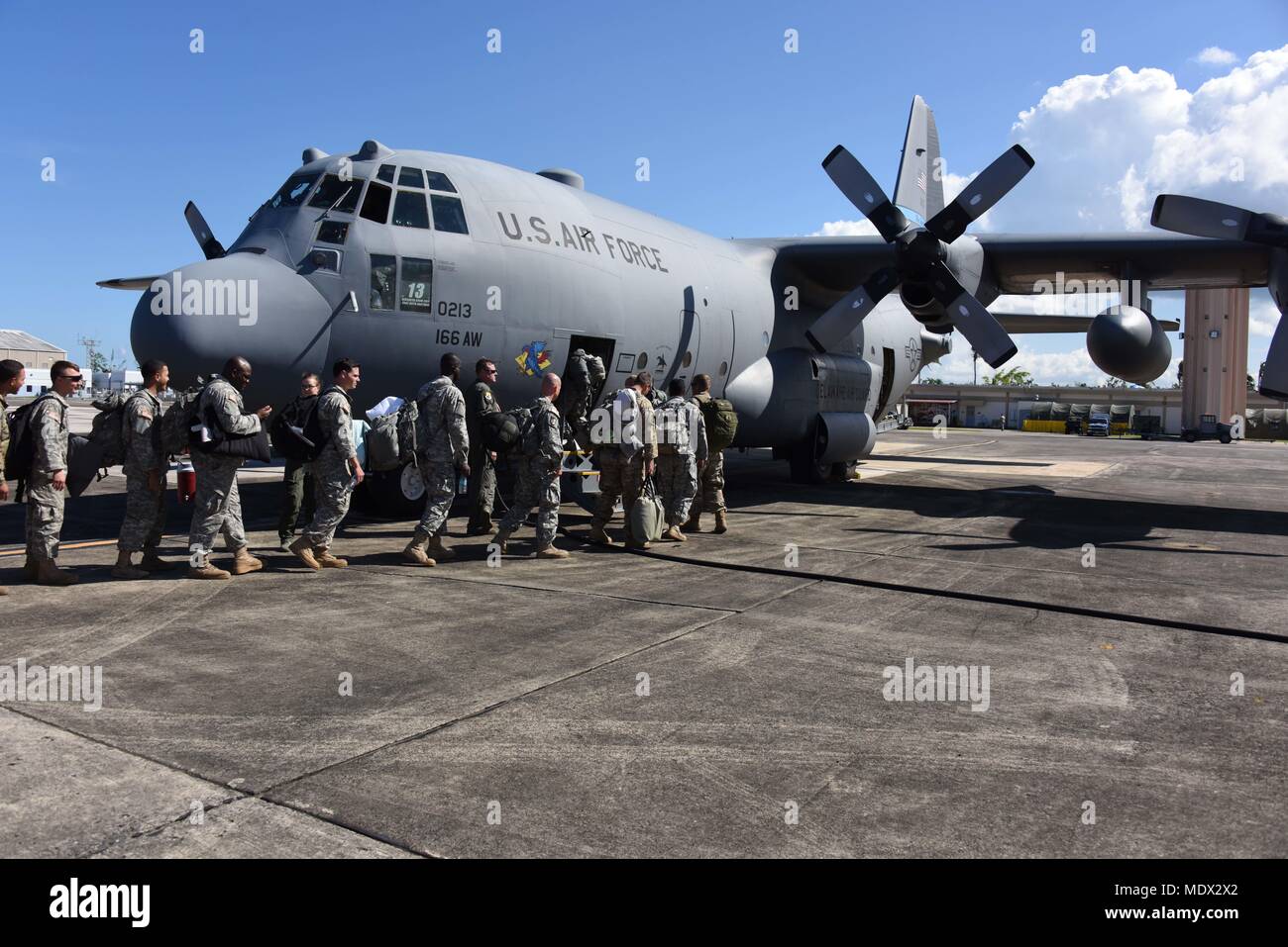 PUERTO RICO AIR NATIONAL GUARD BASE, PR. - Members of the 1049th ...