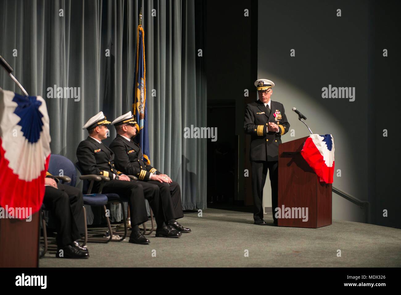 KEYPORT, Wash. (Dec. 15, 2017) Rear Adm. John Tammen, from Washington ...