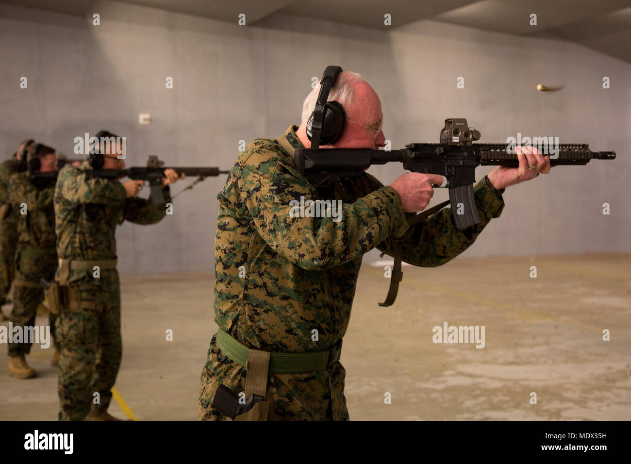 U.S. Marine Corps Lt. Gen. James B. Laster, Director of the Marine ...