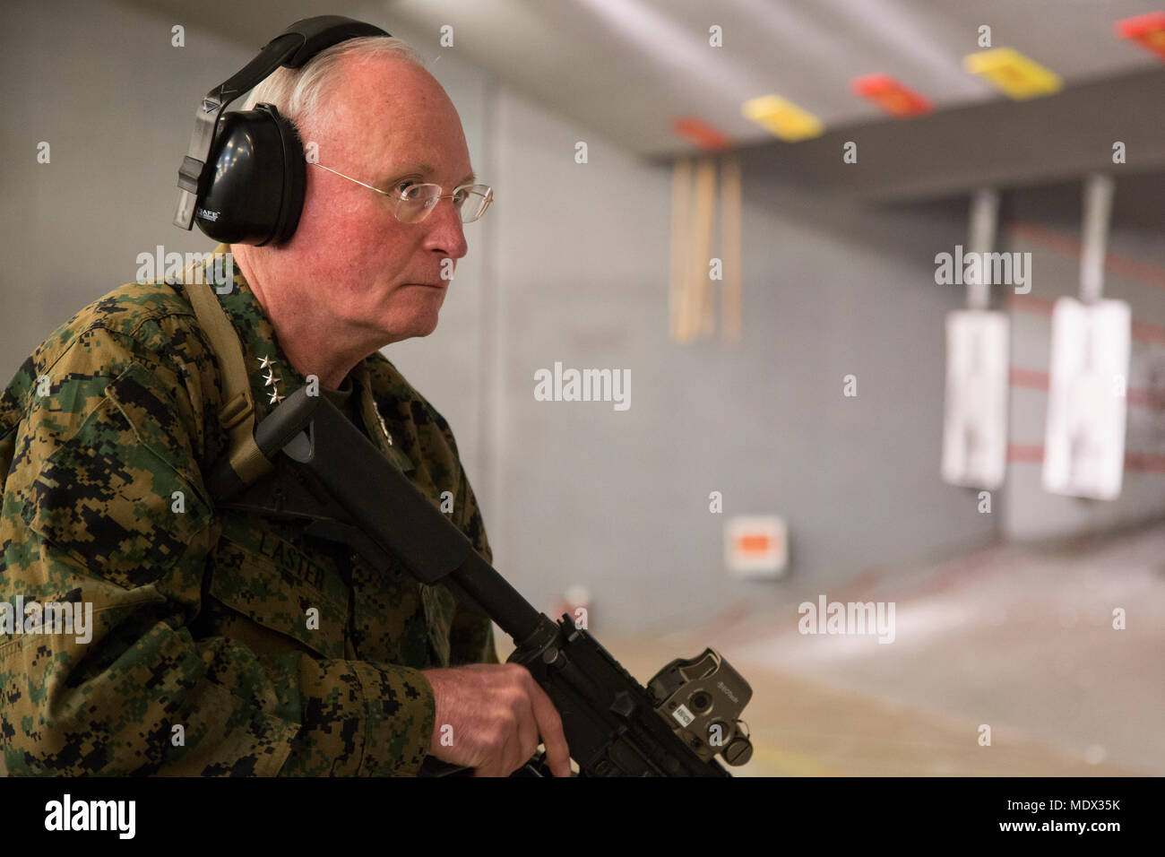 U.S. Marine Corps Lt. Gen. James B. Laster, Director of the Marine ...