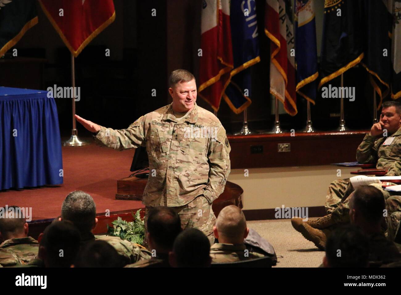 Maj. Gen. Bill Gayler, commander of the Aviation Center of Excellence ...