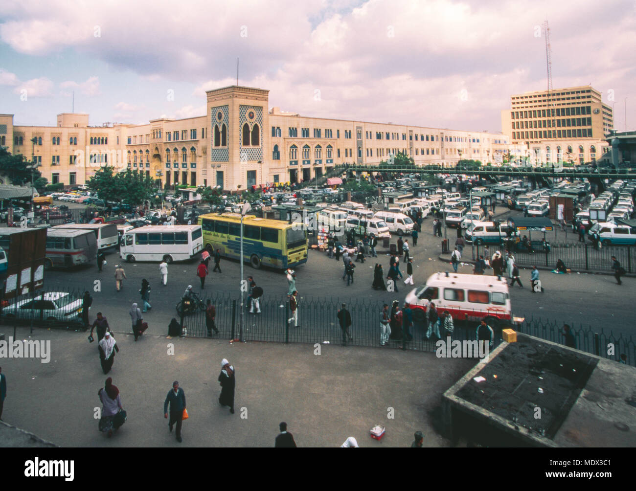 The main railway station in Cairo, Egypt located in Ramses Square Stock Photo - Alamy