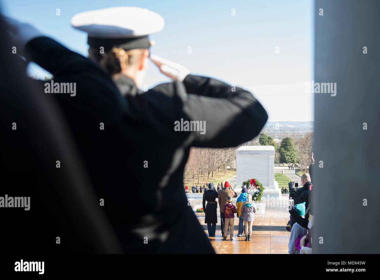 Retired retired U.S. Army Col. Roger Donlon (center), first recipient ...