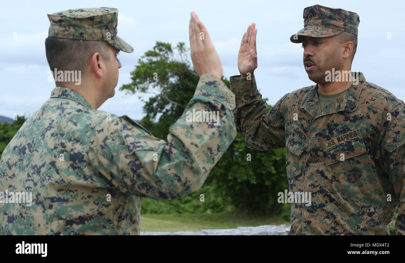 Master Gunnery Sergeant Craig Johnson, Intelligence Chief, 3D Marine ...