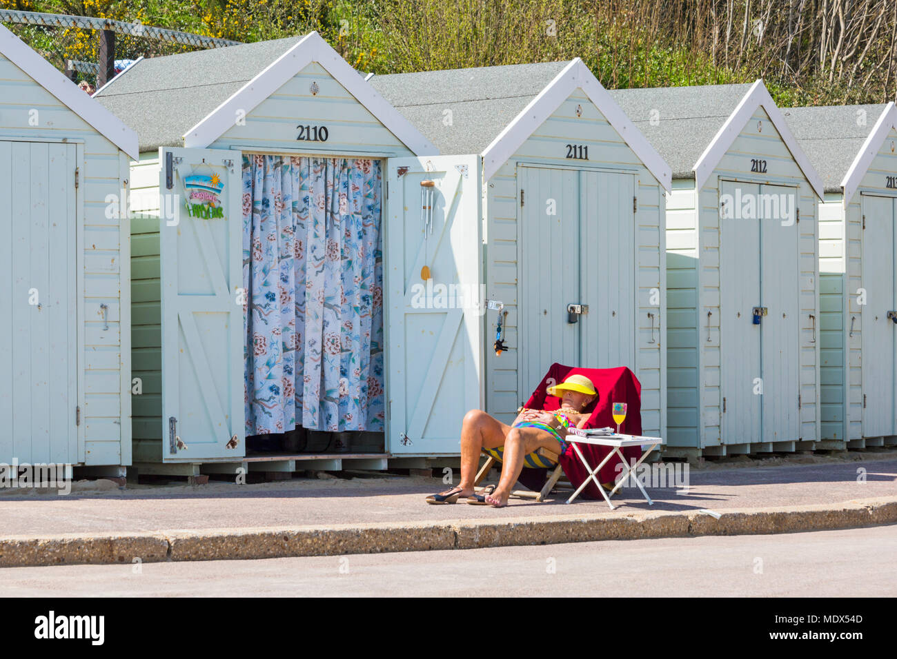 Bournemouth, Dorset, UK. 20th April 2018. UK weather: beaches are ...