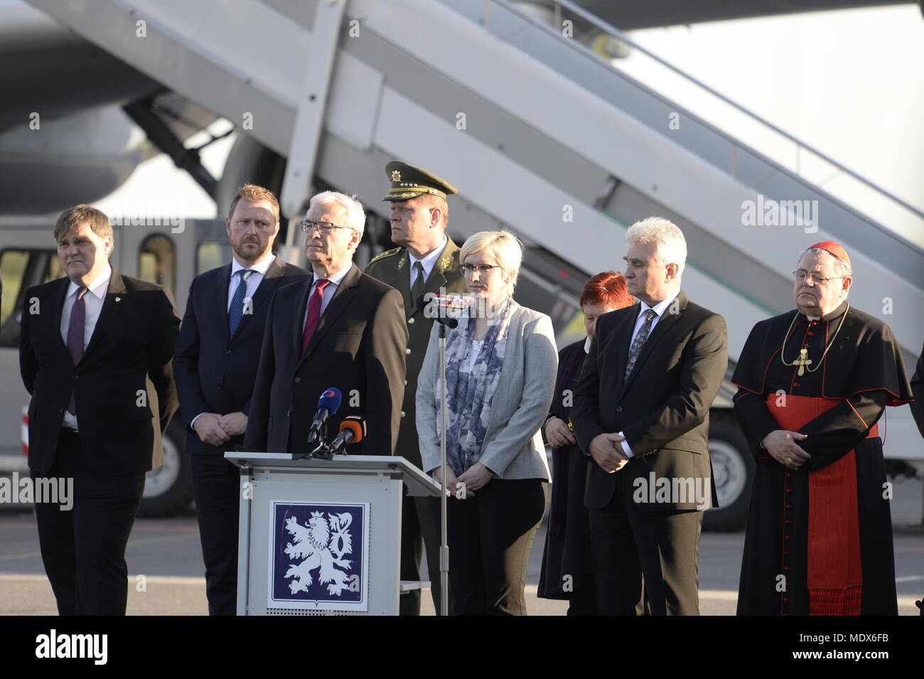 Prague, Czech Republic. 20th Apr, 2018. The bells across the country ...