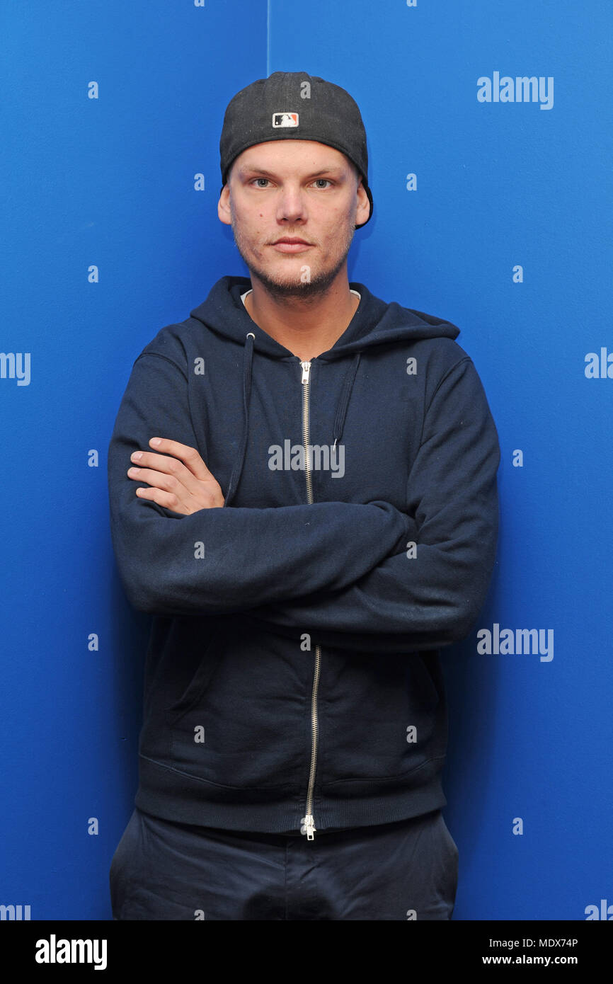 FORT LAUDERDALE, FL - FEBRUARY 12: Avicii poses for a portrait at Radio ...