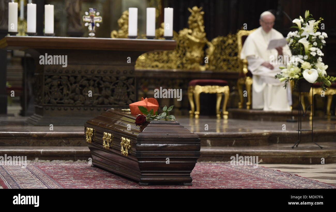 A special military aircraft carrying the remains of Czech Cardinal ...