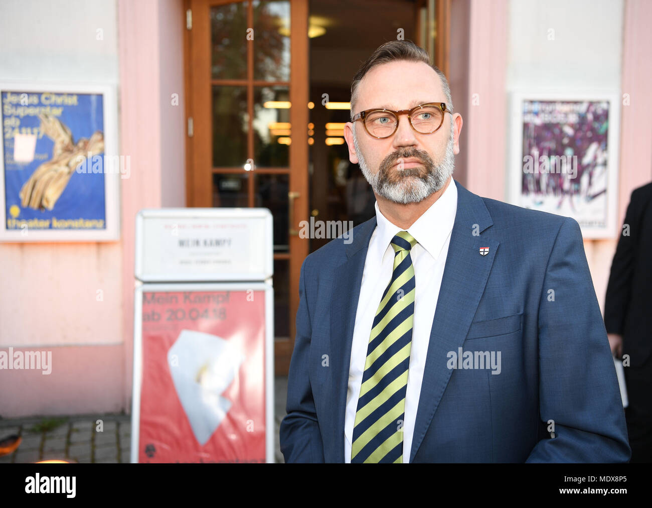 20 April 2018, Germany, Konstanz: Culture mayor of Konstanz Andreas ...