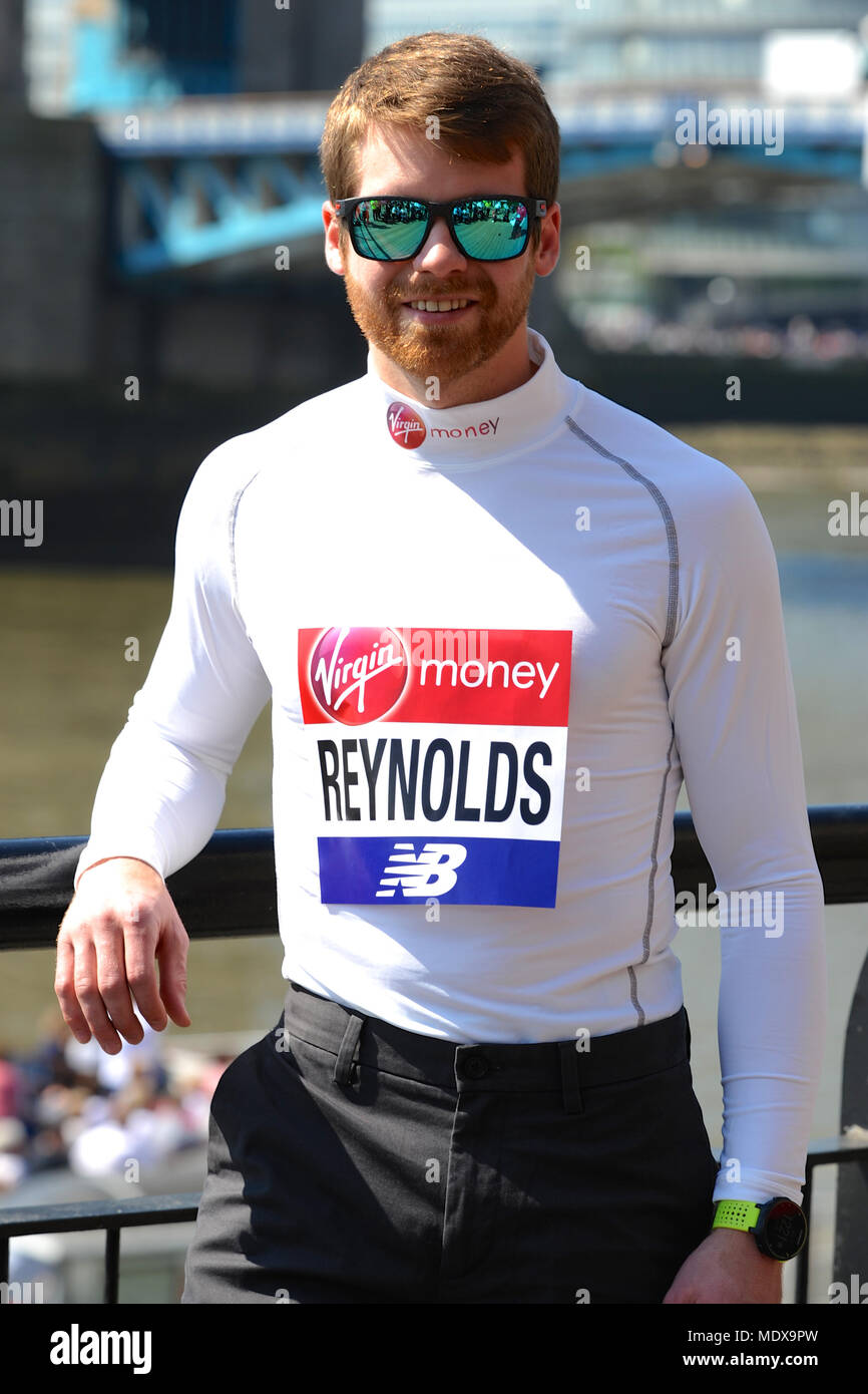 Brian Reynolds (USA) at a Virgin Money London Marathon pre-race ...
