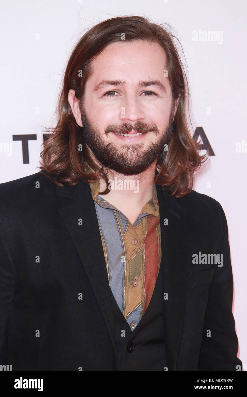 New York, NY, USA. 20th Apr, 2018. Michael Angarano at “In a ...