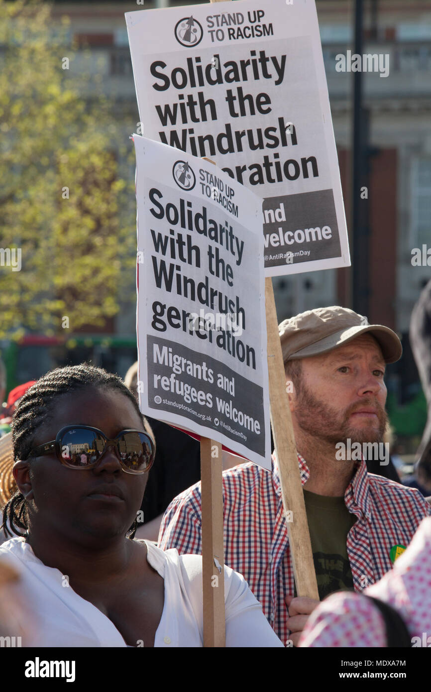 A peaceful demonstration in Windrush Square, Brixton, outside the Black ...