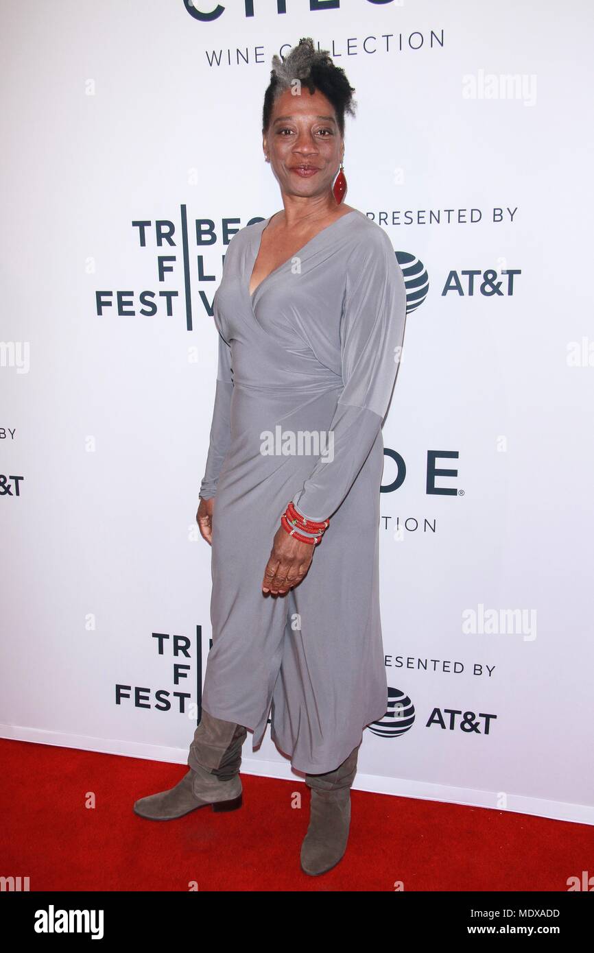 New York, NY, USA. 20th Apr, 2018. Stephanie Berry at “O.G.” Premiere ...