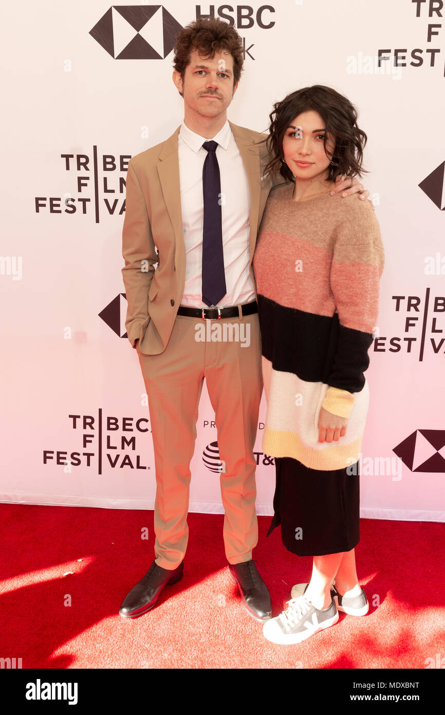 New York, USA. 20th April, 2018. Andre Hyland and Daniella Pineda ...