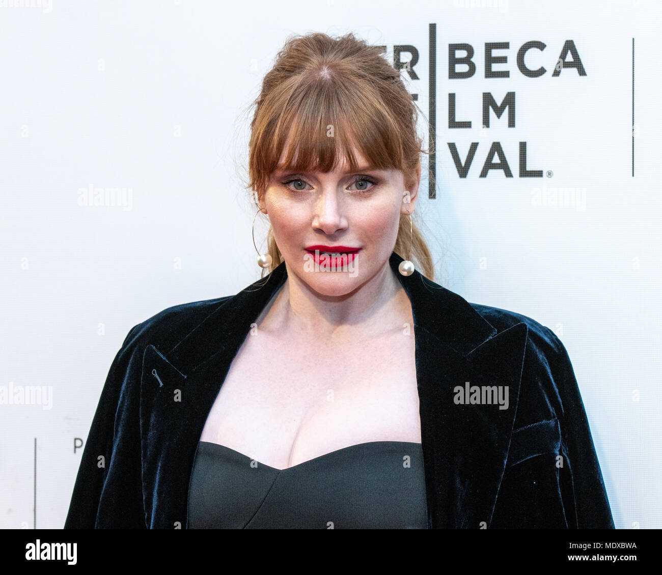 New York, USA, 20 April 2018. Actor Bryce Dallas Howard attends the ...