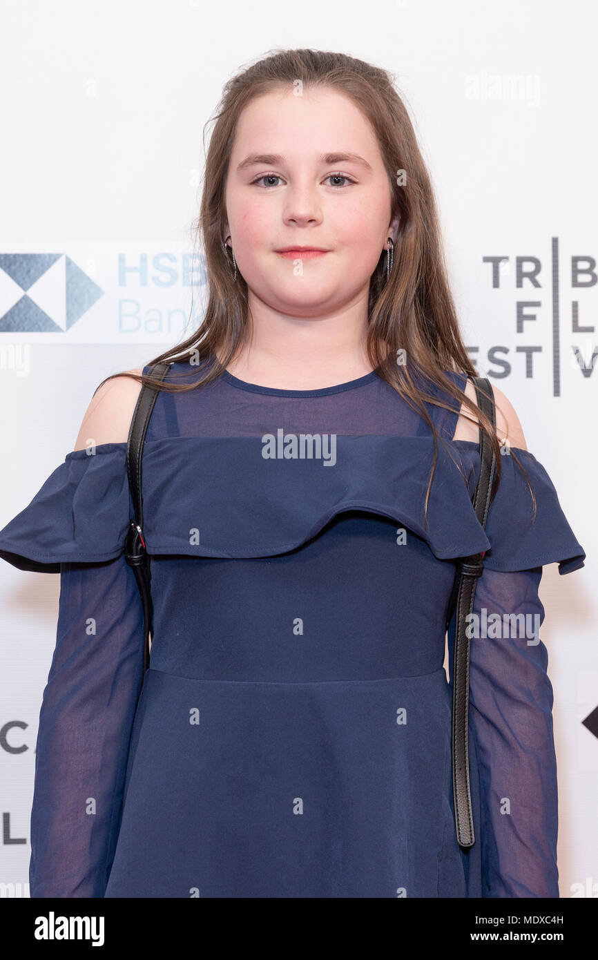 New York, USA. 20th April, 2018. Jemima Newman attends premiere of ...