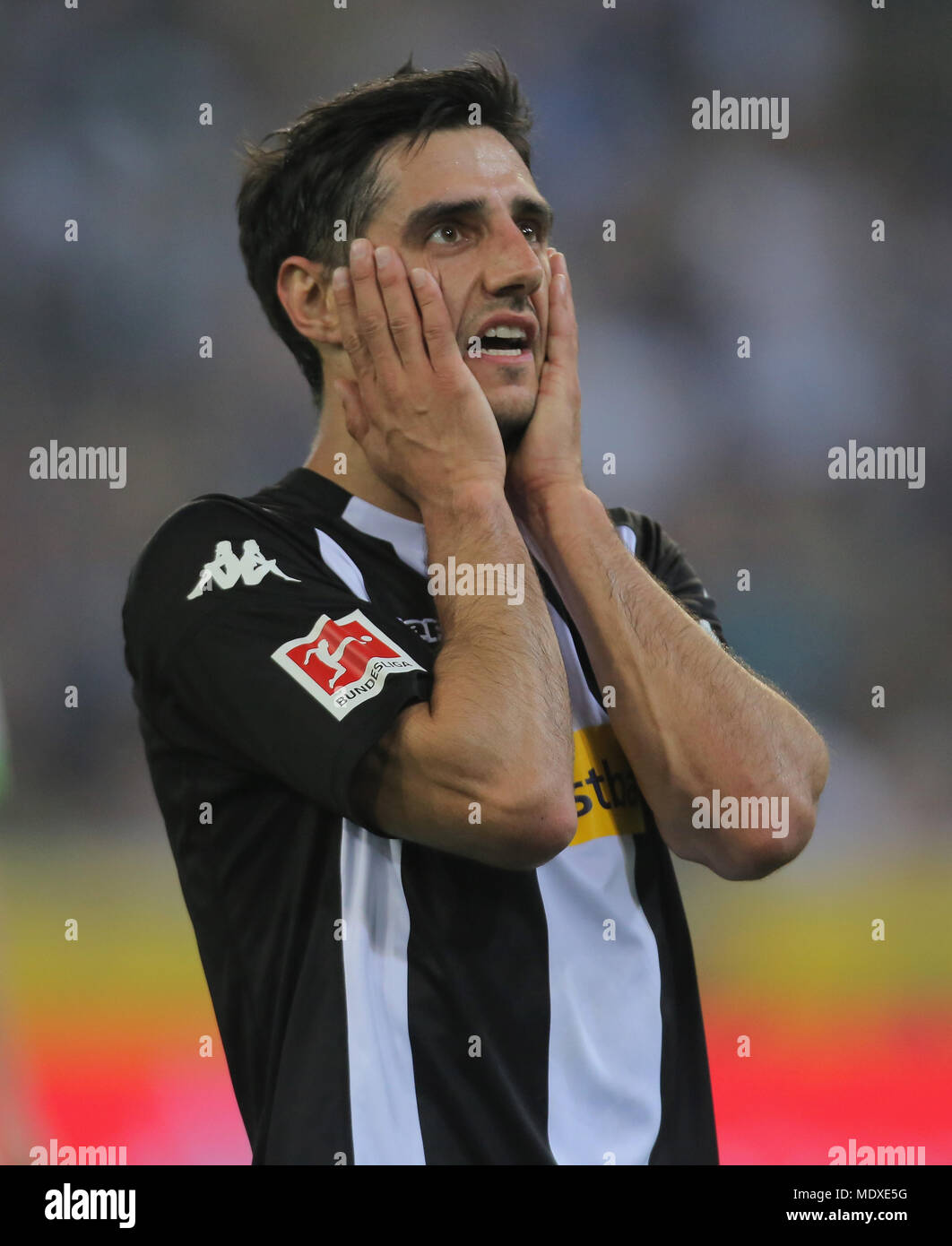 Moenchengladbach, Germany April 20 2018, Bundesliga matchday 31 ...