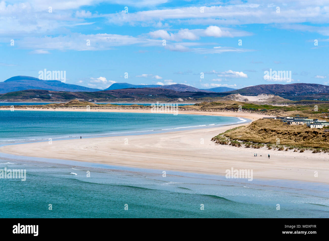 Narin Strand, near Ardara, County Donegal, Ireland. 21st April 2018 ...