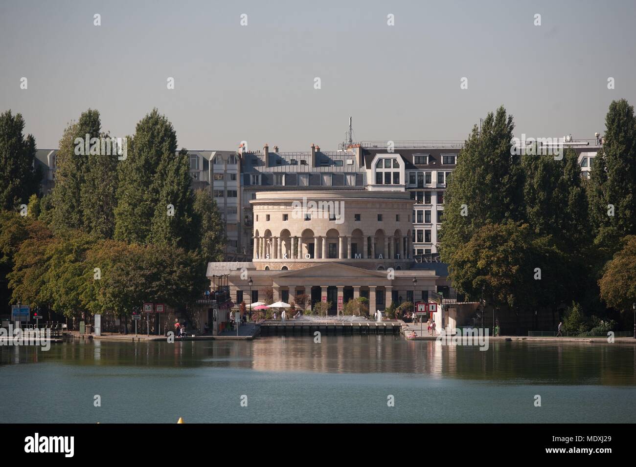Paris, 19th arrondissement, bassin de la Villette, rotunda, architect ...
