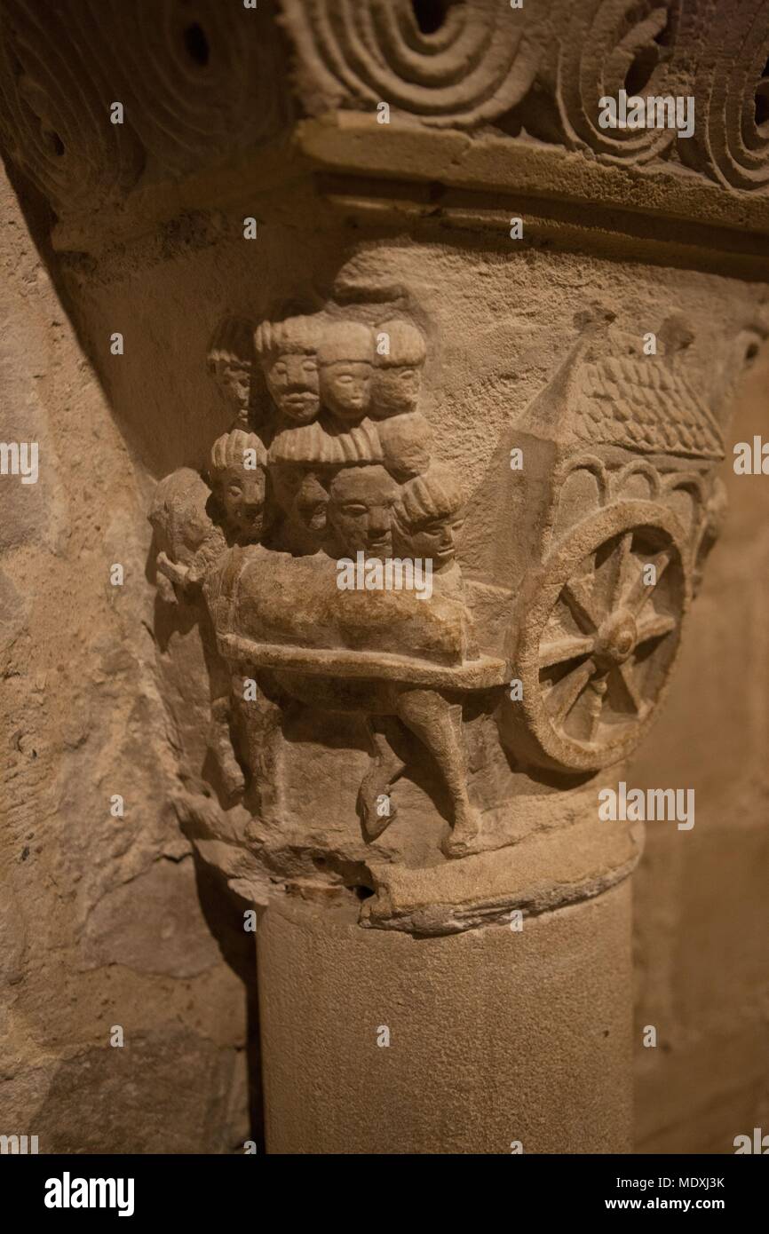 France, Saint-Denis basilica, French Royal necropolis, crypt Stock ...