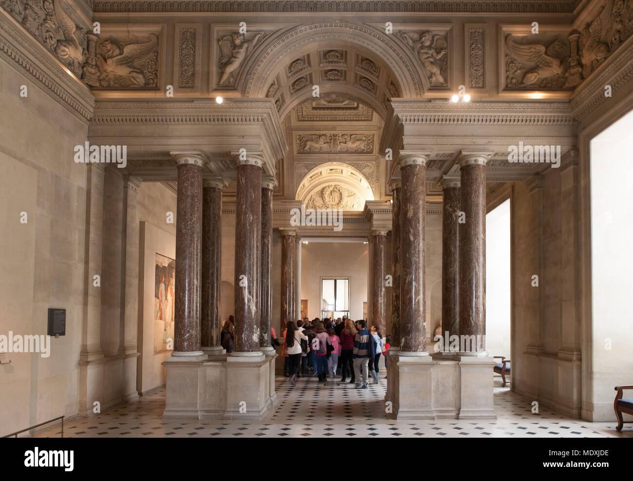 Paris, musée du Louvre, Denon wing, Percier et Fontaine room, remaining ...