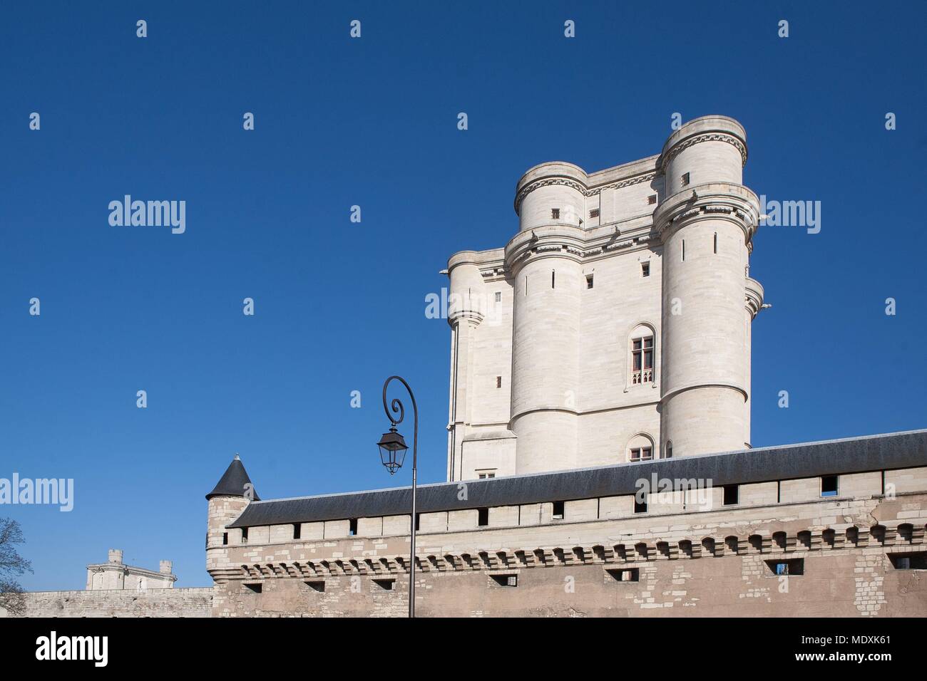 France, Vincennes, Chateau de Vincennes, historical monument, donjon ...