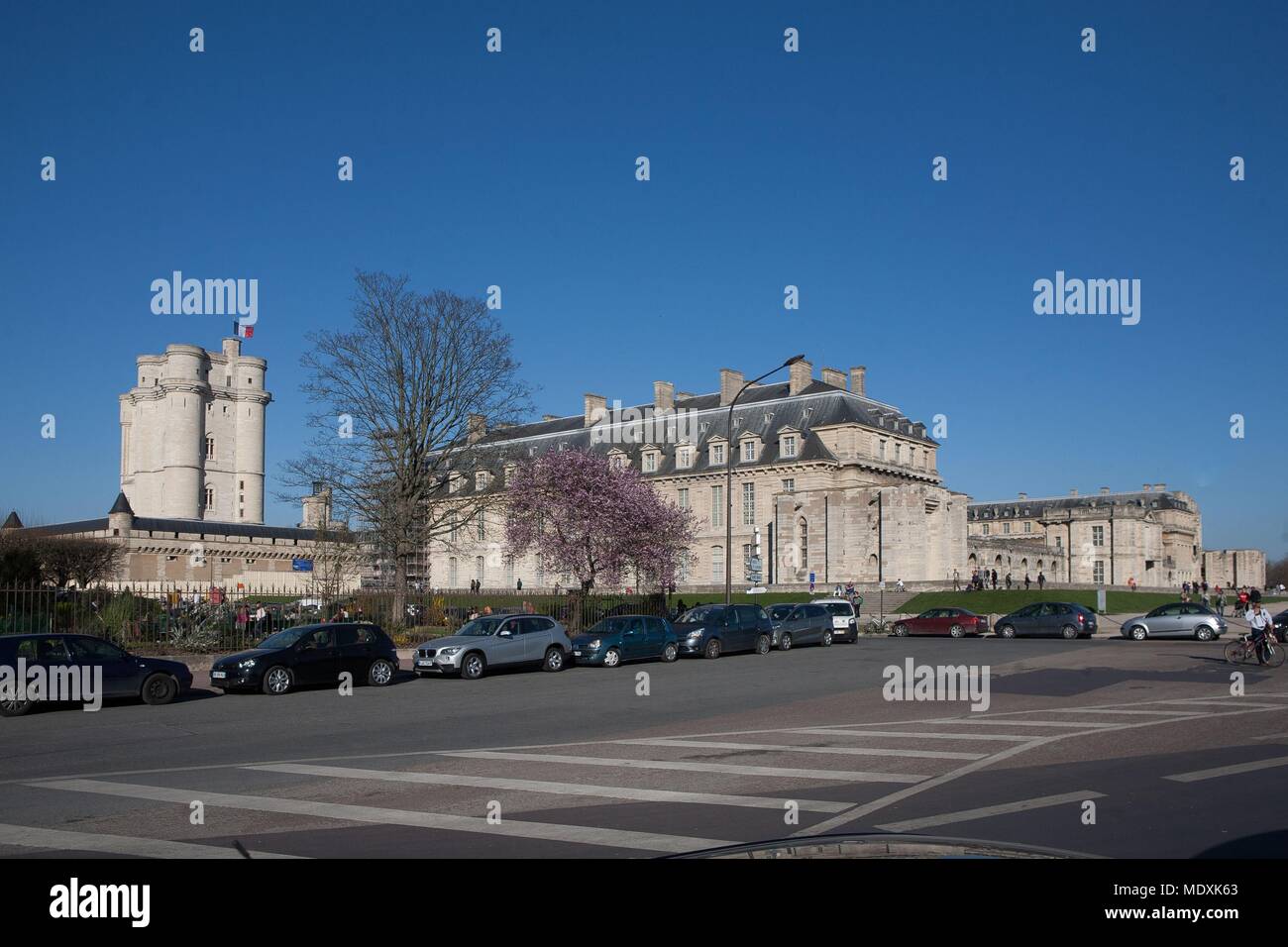 France, Vincennes, Chateau de Vincennes, historical monument, donjon ...