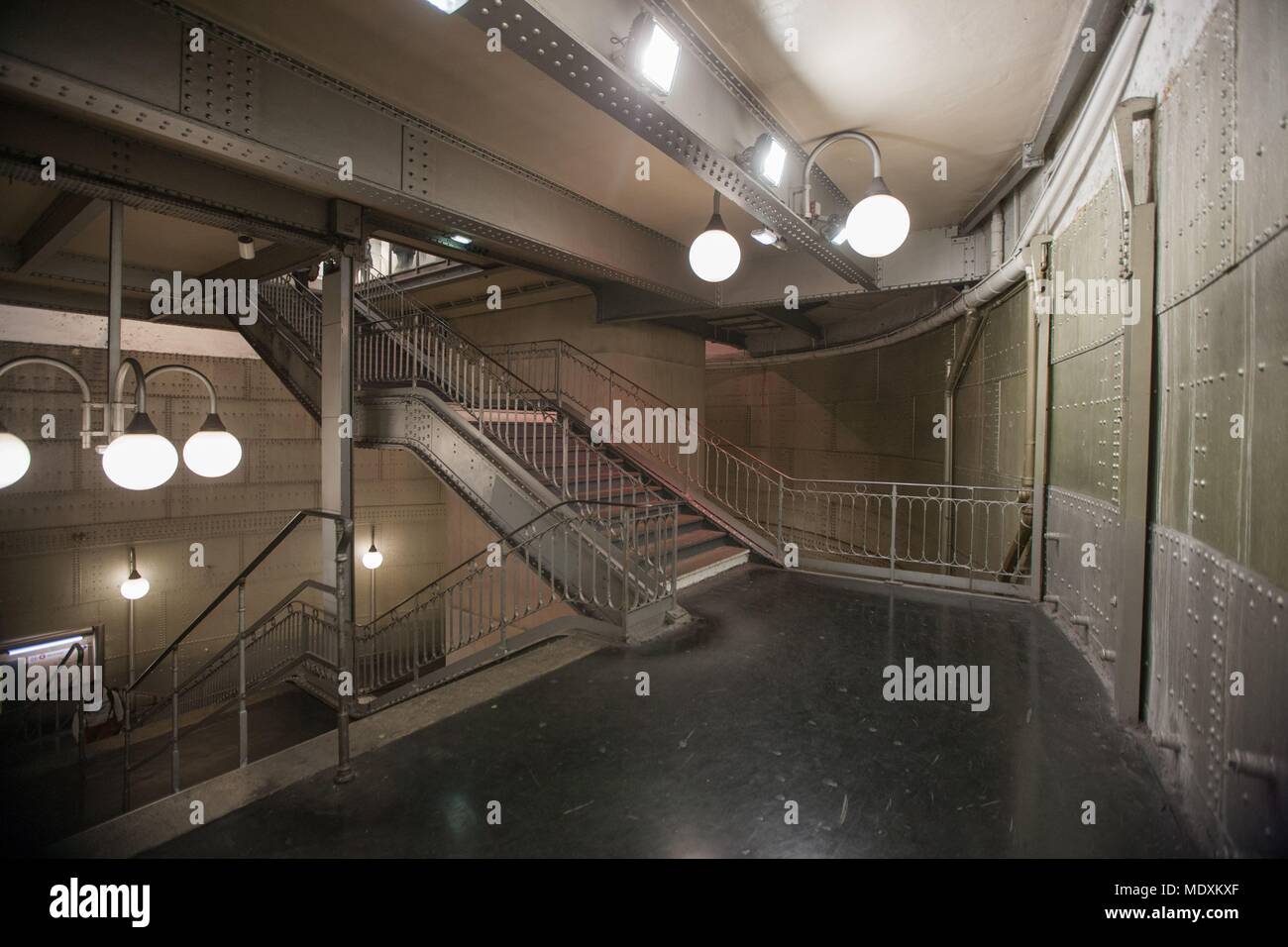 Paris, Metro station Cité, stairs Stock Photo - Alamy